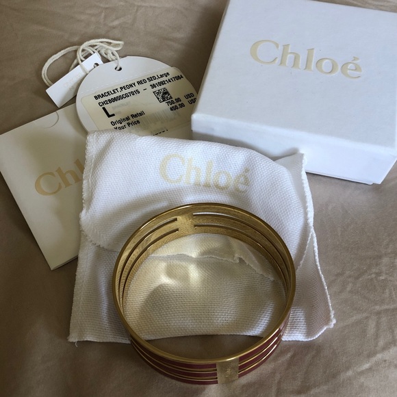 Chloe | Jewelry | Chloe Bracelet Peony Red | Poshmark